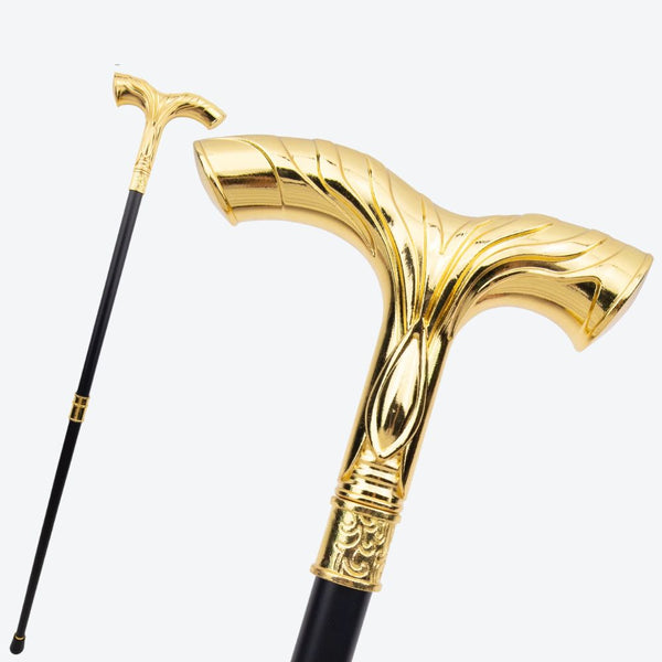 Golden Valhalla Nordic Luxury Walking Stick